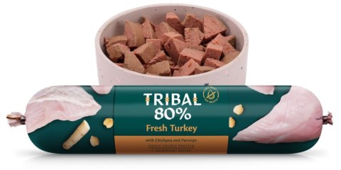 TRIBAL 80% ŚWIEŻY INDYK BEZZBOŻOWA PIES 3 x 750G - Nobilandia